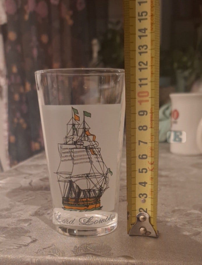 Lord lowther drikkeglass /skuteglass | FINN-torget