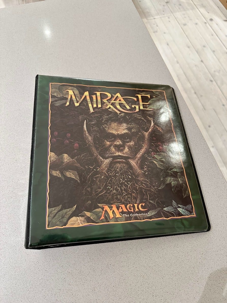 Magic the Gathering: Mirage Ultra Pro Binder fra '96 | FINN-torget