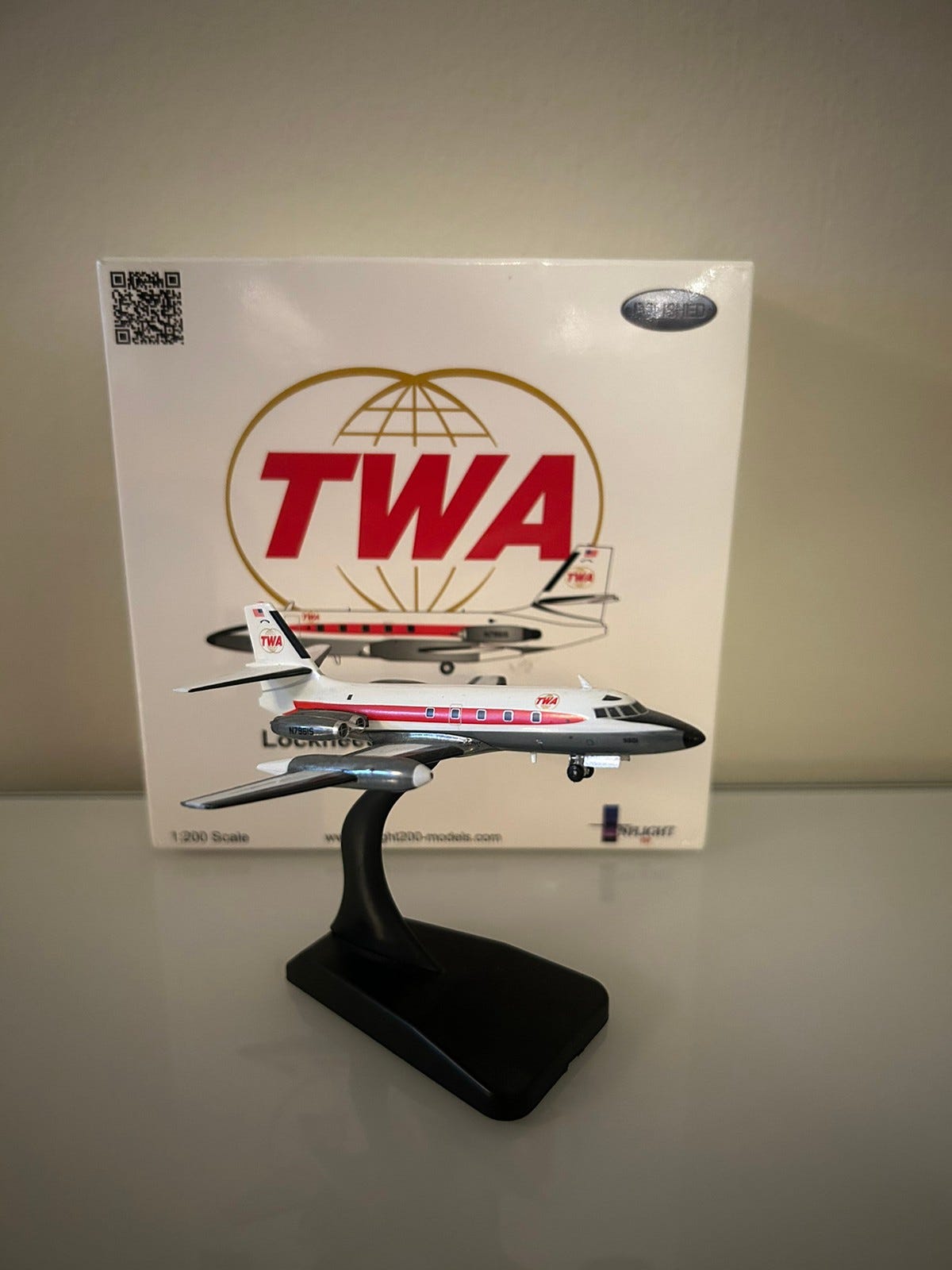 TWA Lockheed L-1329 JetStar Inflight200 1:200 | FINN-torget