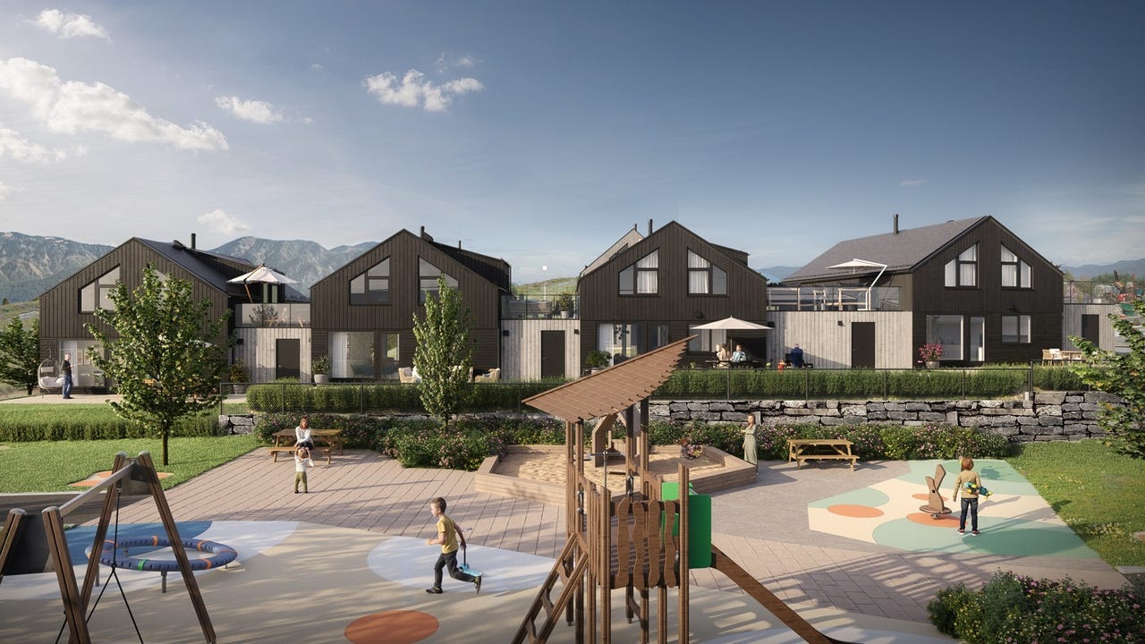 Vedafjell | Fine eneboliger i rekke | Garasje | Takterrasse | Luftig ...