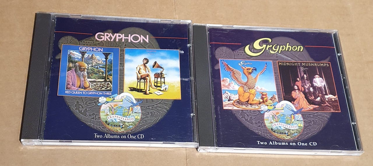 Gryphon - 2xCD - Med 4 album totalt - UK progressive rock group | FINN ...