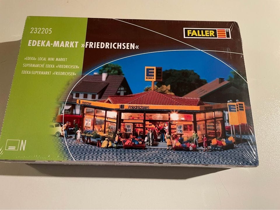Faller N - skala 232205 uåpnet byggesett av supermarked | FINN torget