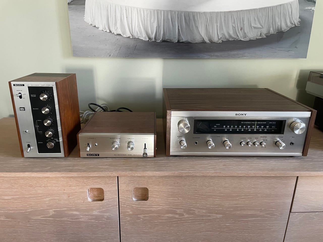 Sony - 7015 - SQD amp 100 - SQ decoder 1000 | FINN-torget