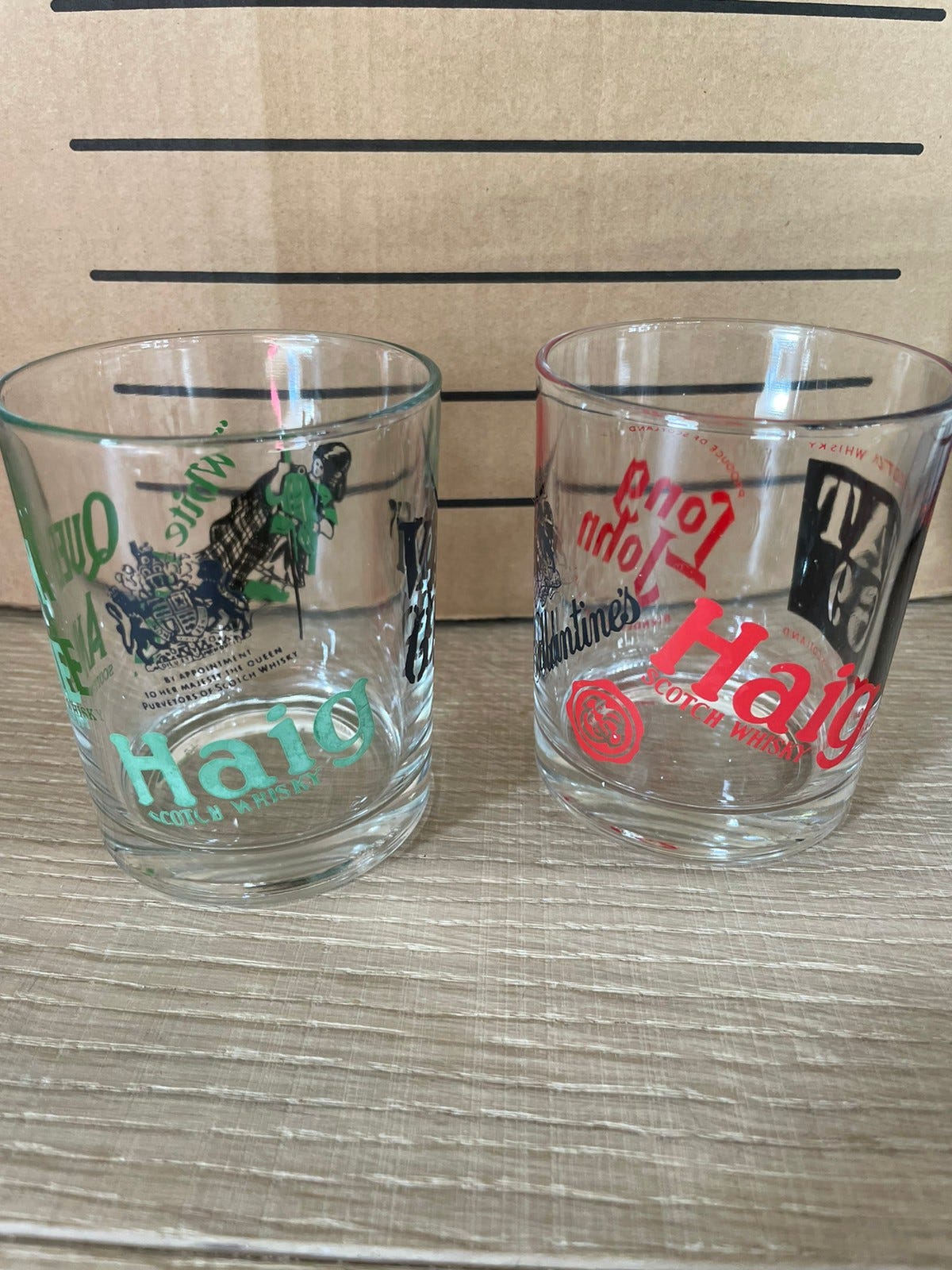 Whiskey glass Vat 69 Queen Anne White Label Ballantines | FINN-torget