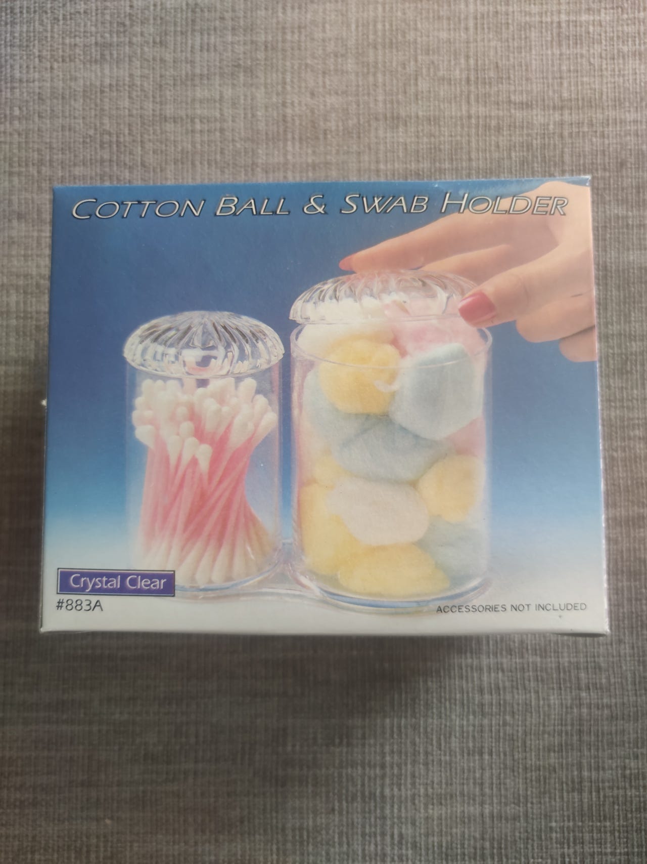 Cotton ball/q-tip Krukke/boks | FINN-torget