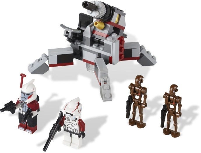 Lego Star Wars 9488 Elite Clone Trooper & Commando Droid Battle Pack ...
