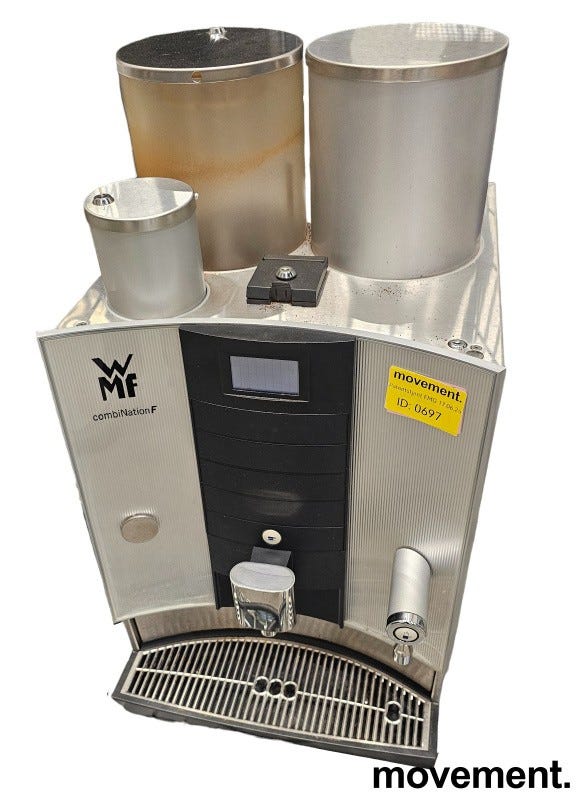 Kaffeautomat for filterkaffe fra WMF, CombiNation F, 230V 3fas, pent ...