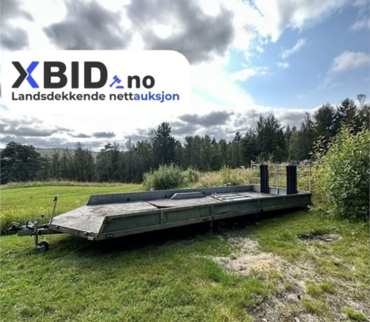 Stor scooterhenger med kjørelem | FINN torget