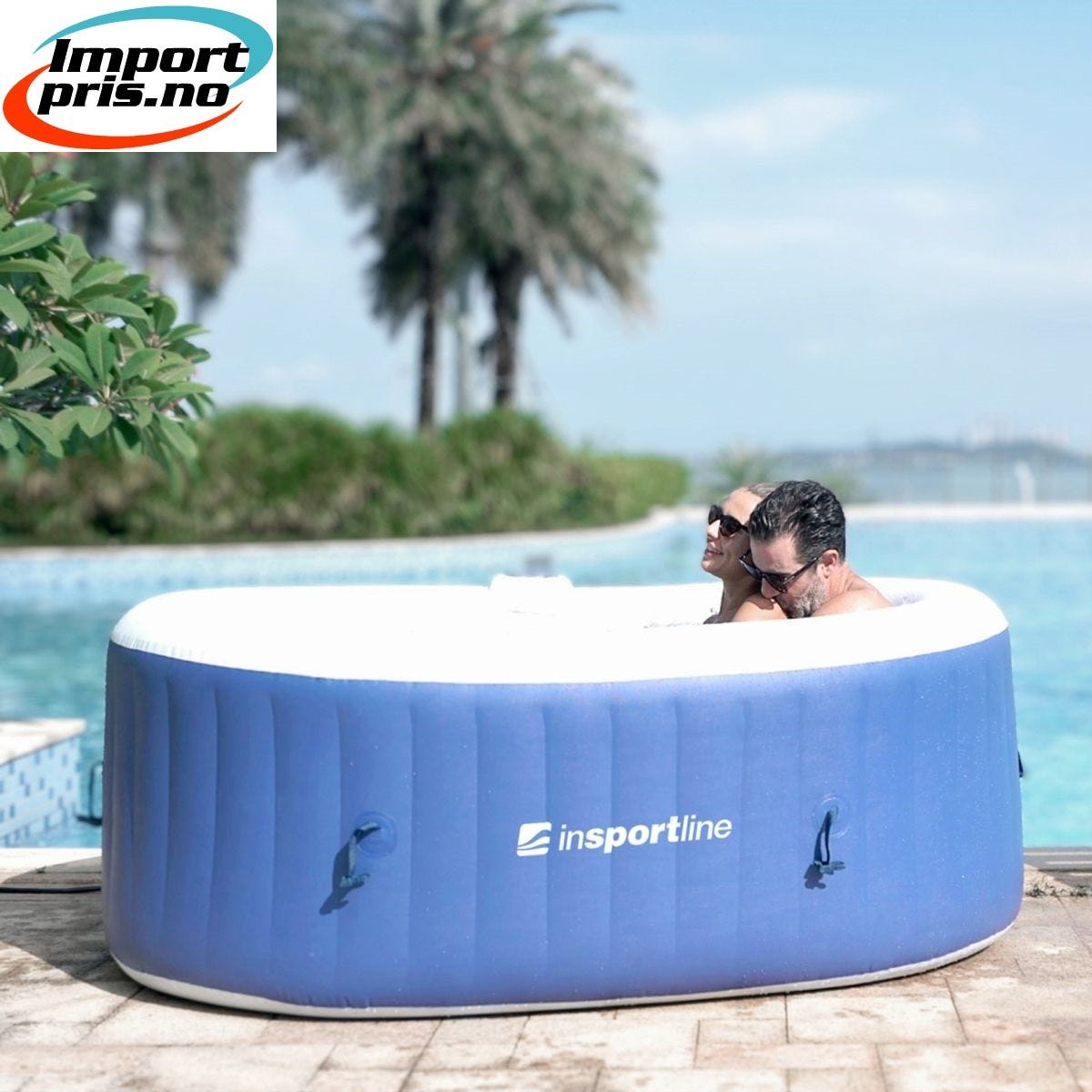 Spa badekar oppblåsbart Voytano 150 x 80 x 65 cm | FINN-torget