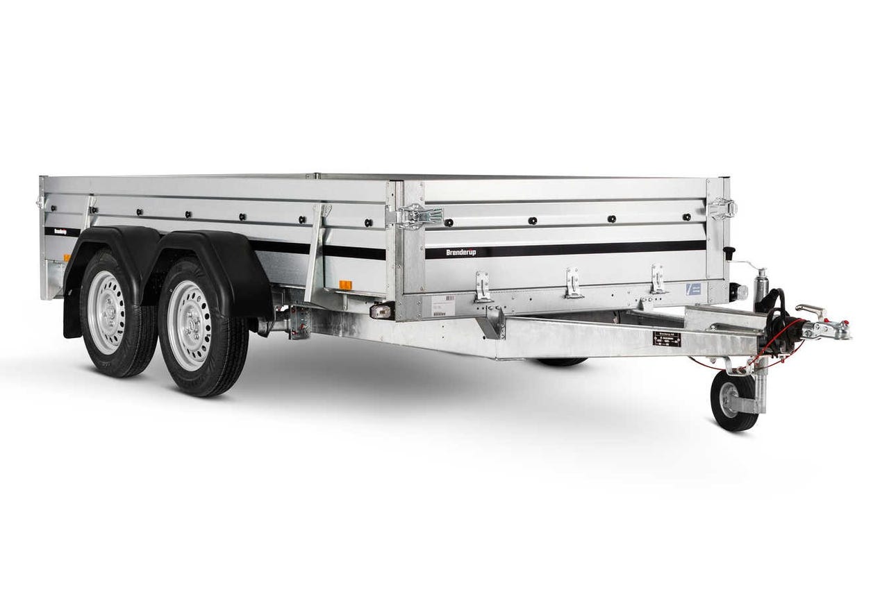 TILBUD NÅ: Stor og solid henger. Brenderup 2300 301x153 cm 2500 KG ...