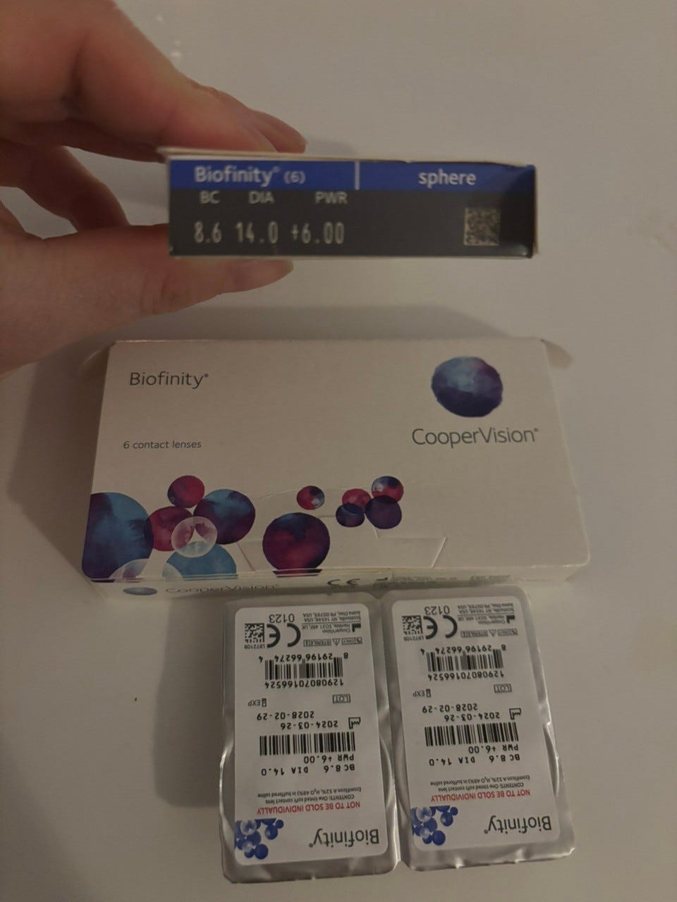Biofinity månedslinser +6,0 8stk | FINN-torget