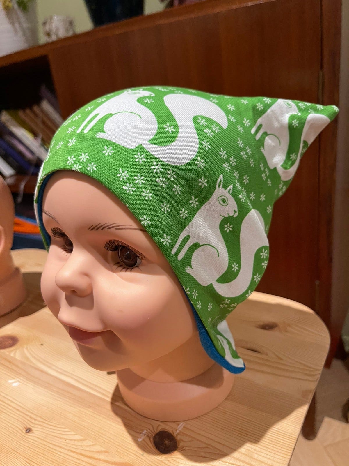 Bomullslue med ullfor 1-2 år | FINN-torget