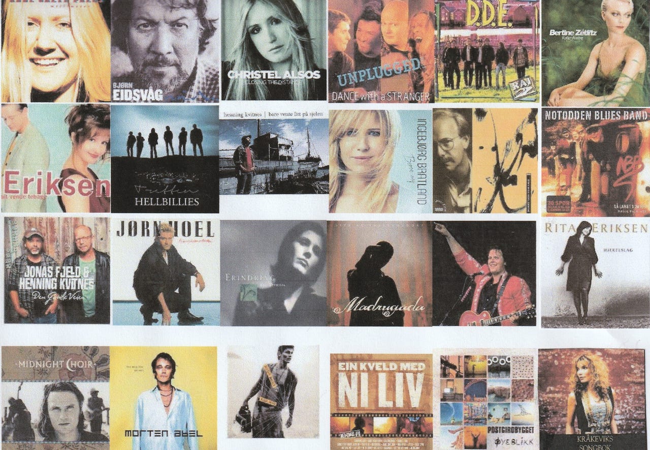 Norsk musikk i ulike sjangere på CD selges kr. 10/stk. | FINN-torget