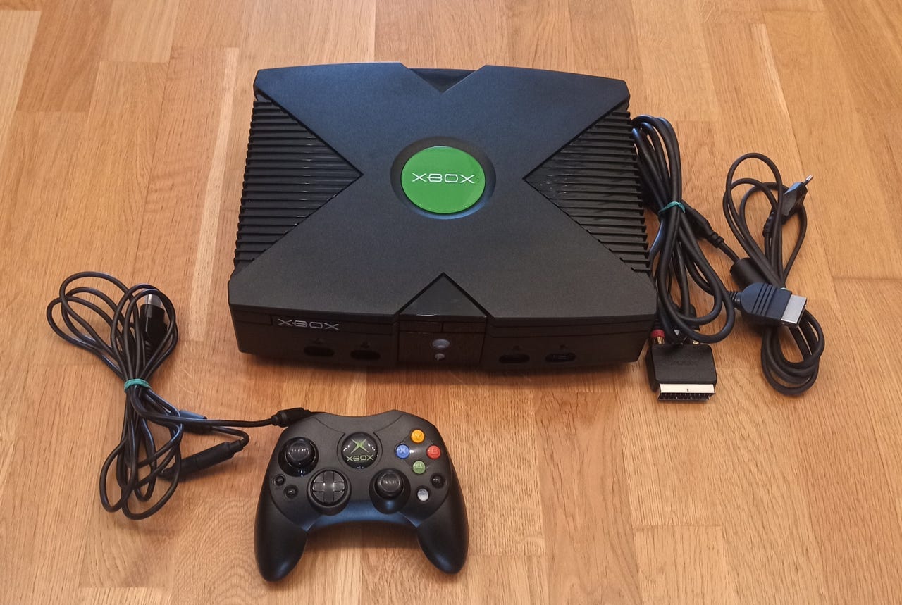 Moddet original Xbox (2004 modell) pent brukt | FINN-torget