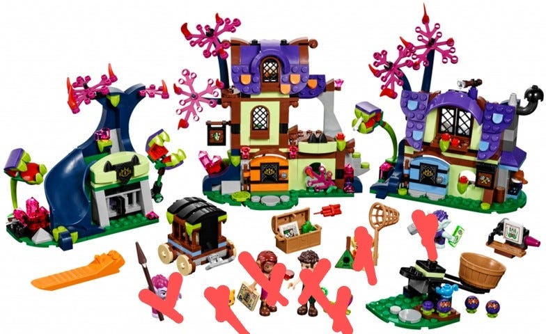 Lego Elves 41185 u/figurene | FINN-torget