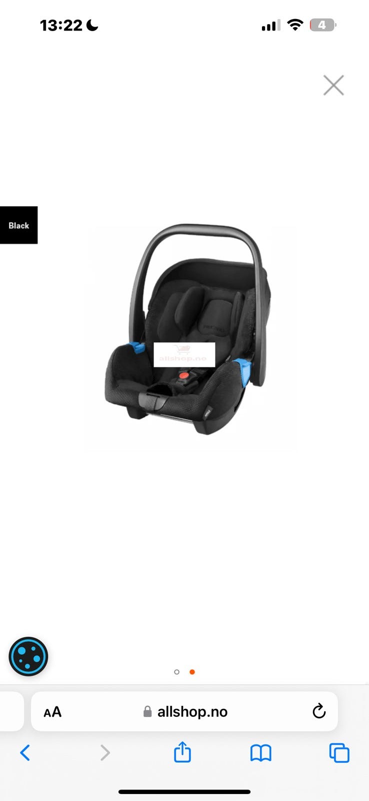 Recaro privia bilstol med isofix base | FINN-torget