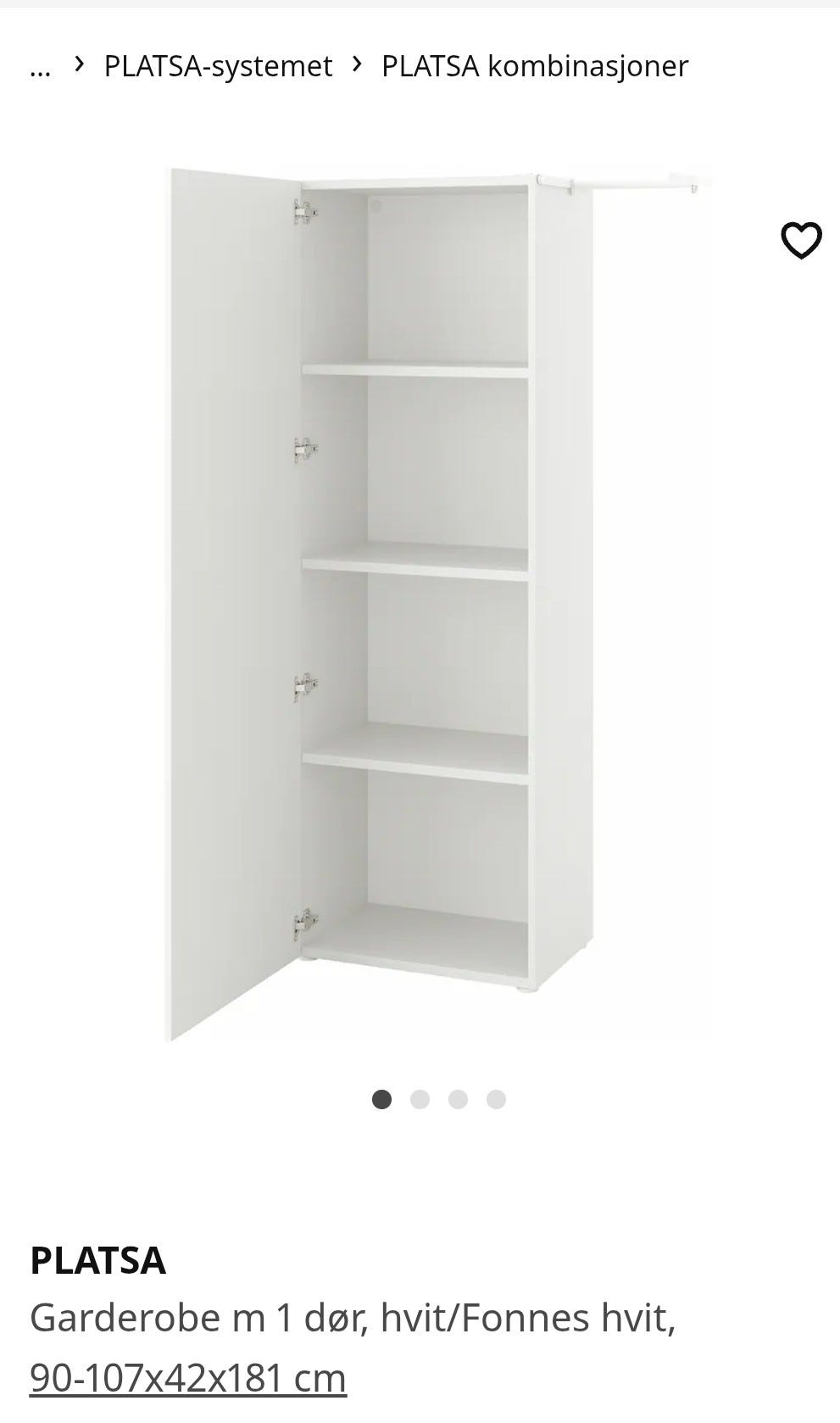 Platsa 60cm med stang | FINN-torget