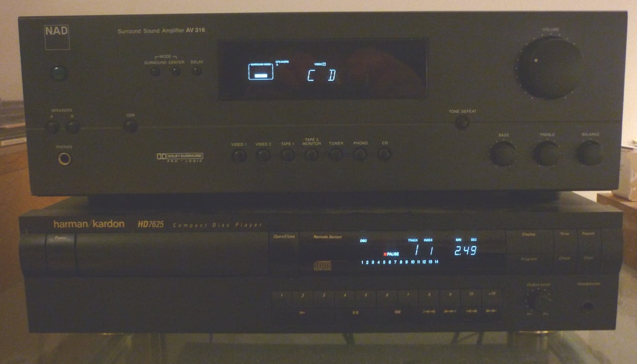 NAD AV 316 Surround | 2 x Paradigm 7seMk3 høyttalere | Bud ønskes ...