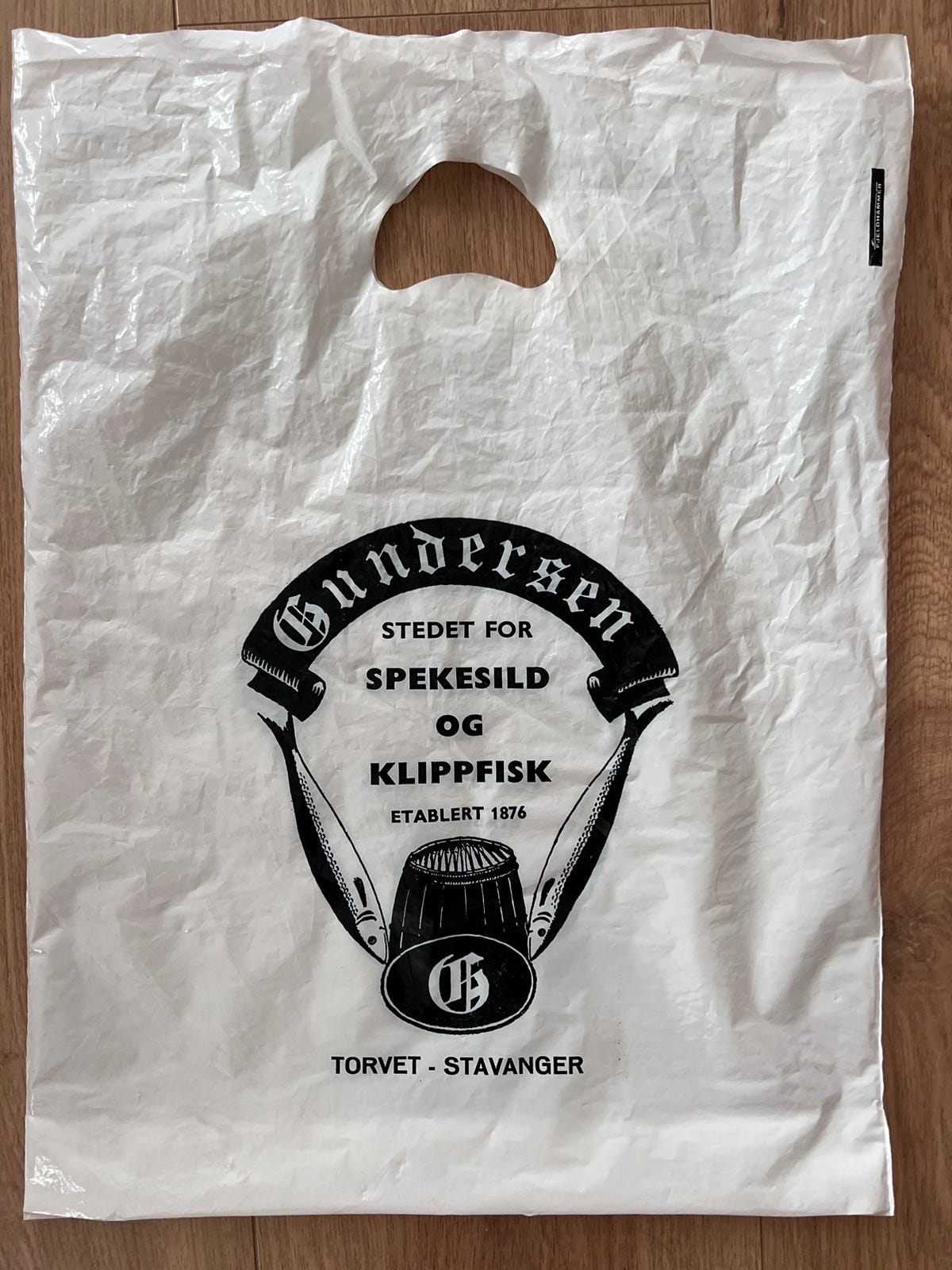 Gammel plastpose i frå Gundersen i Stavanger | FINN-torget