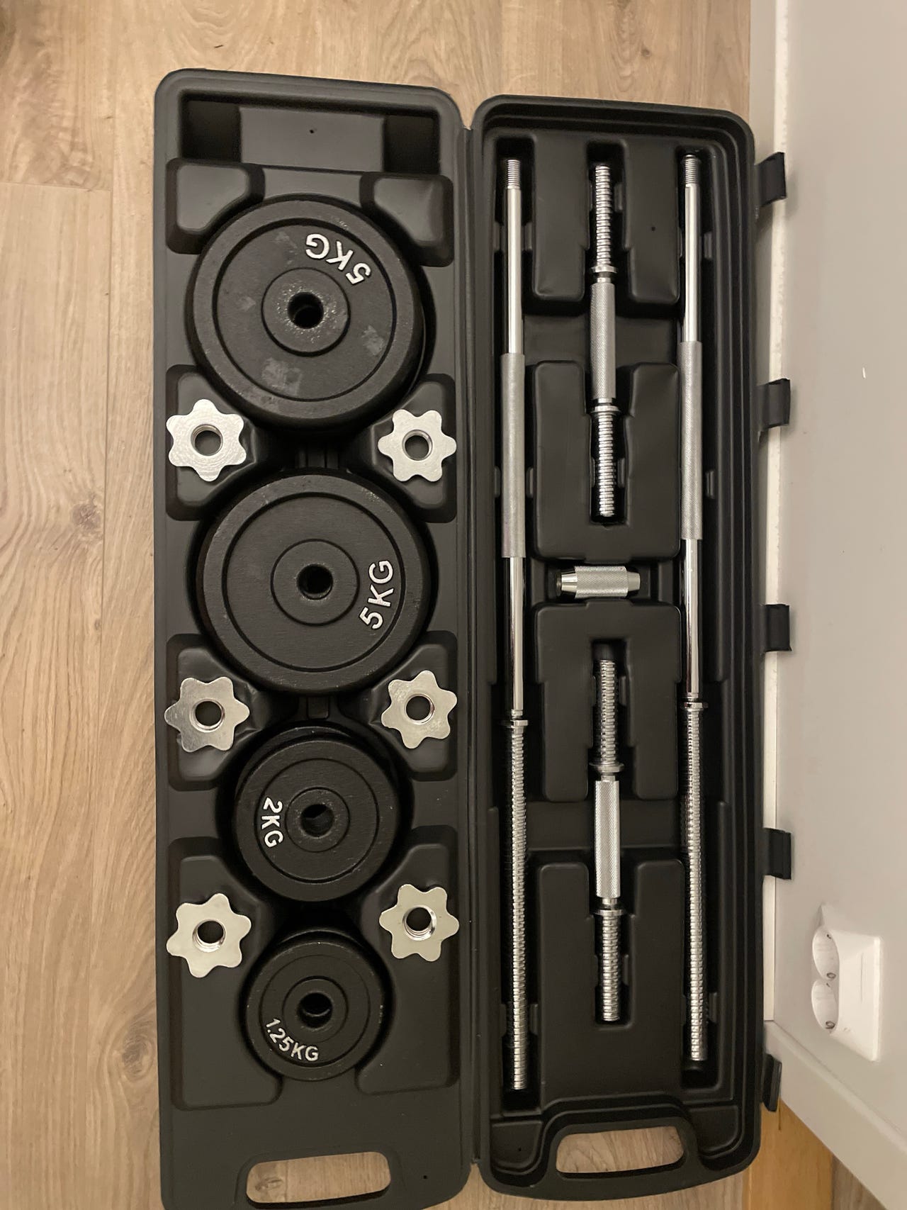 Frivekter og stang, 50kg totalt | FINN-torget