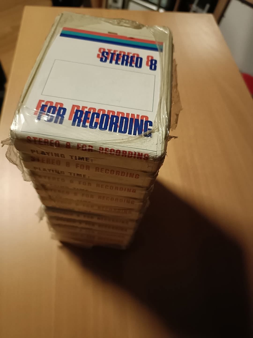 10 stk 8-SPORS OPPTAKSKASSETTER (8-track) | FINN-torget