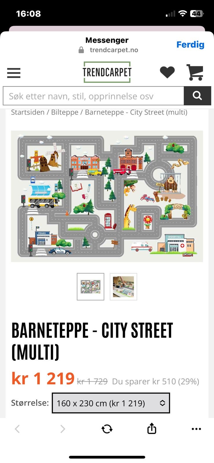 Bilteppe leketeppe | FINN-torget