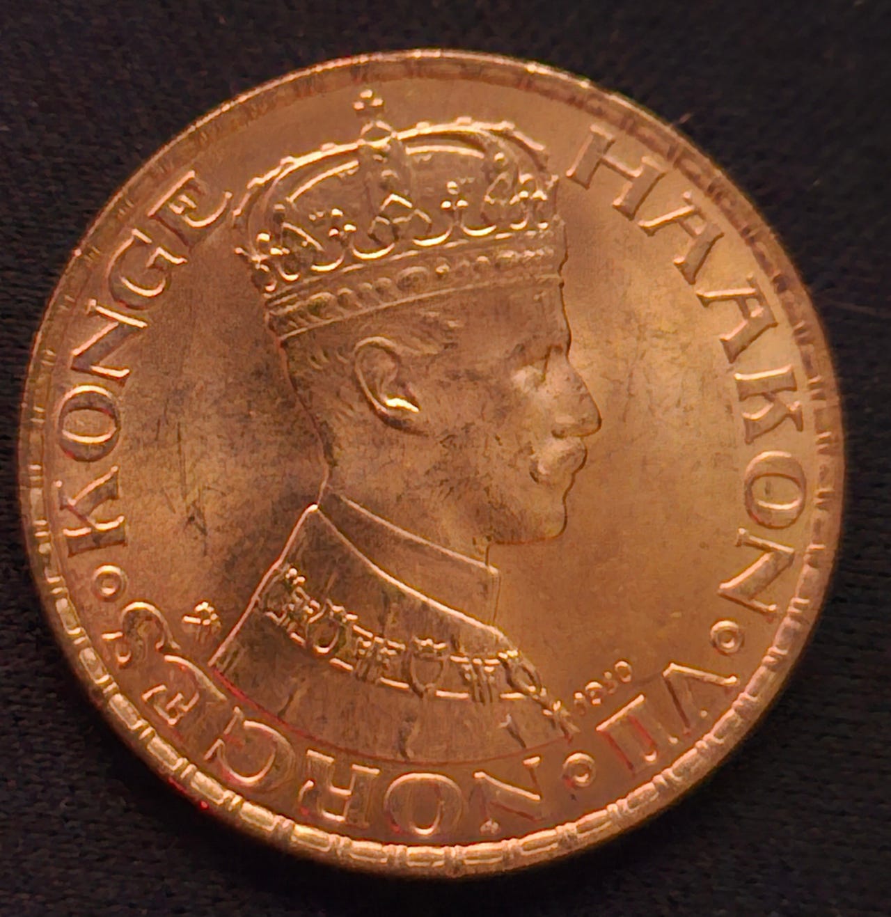 Gull mynt 20 kr 1910 | FINN-torget