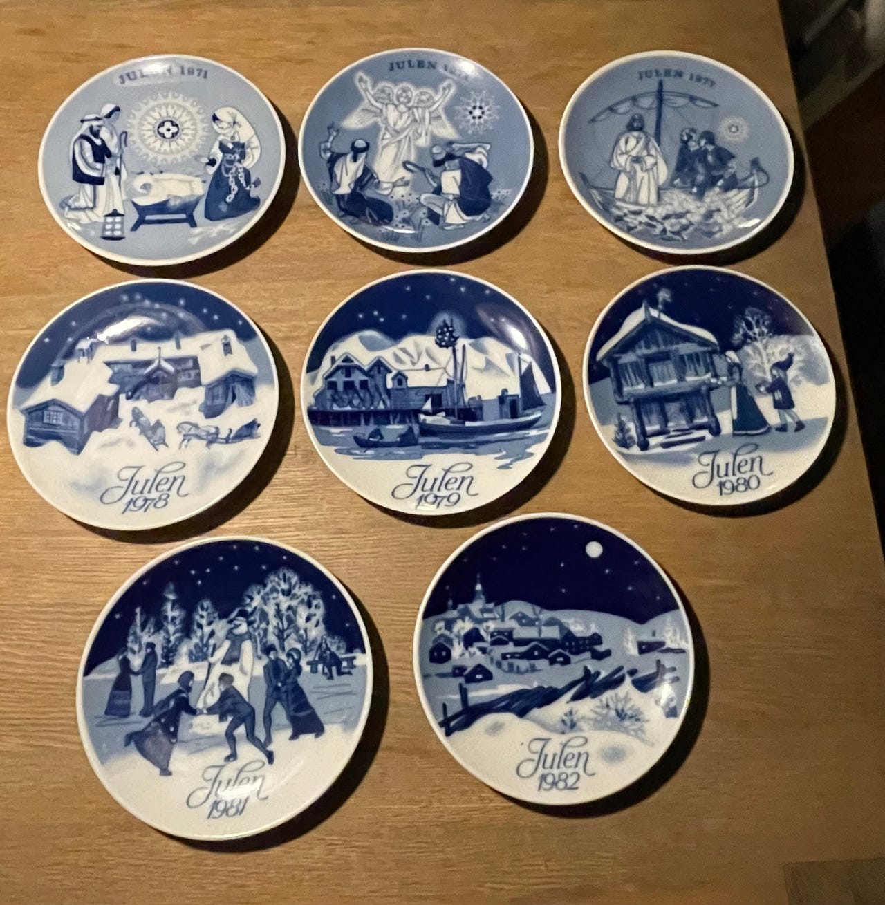 Retro Porsgrund juleplater 1971-1982 | FINN-torget