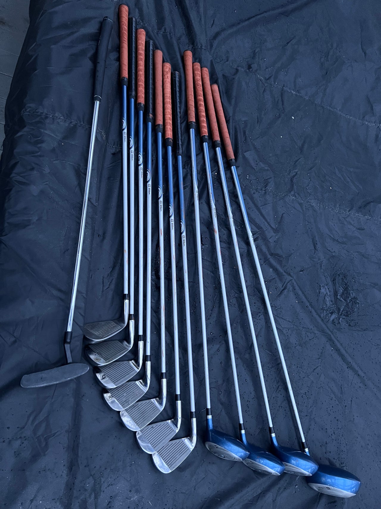 Wilson CT komplett set-Graphiteskaft 5-9,PW,S, 1 drive, 3W, 5W, 7W og ...