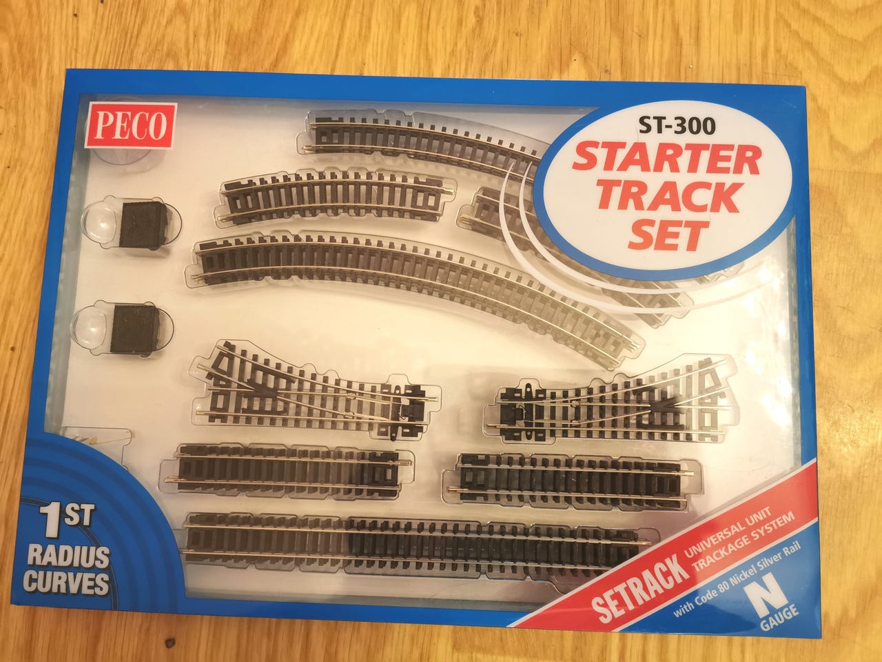 Peco N Gauge Starter Track Set ST-300, 1st Radius Curves | FINN-torget
