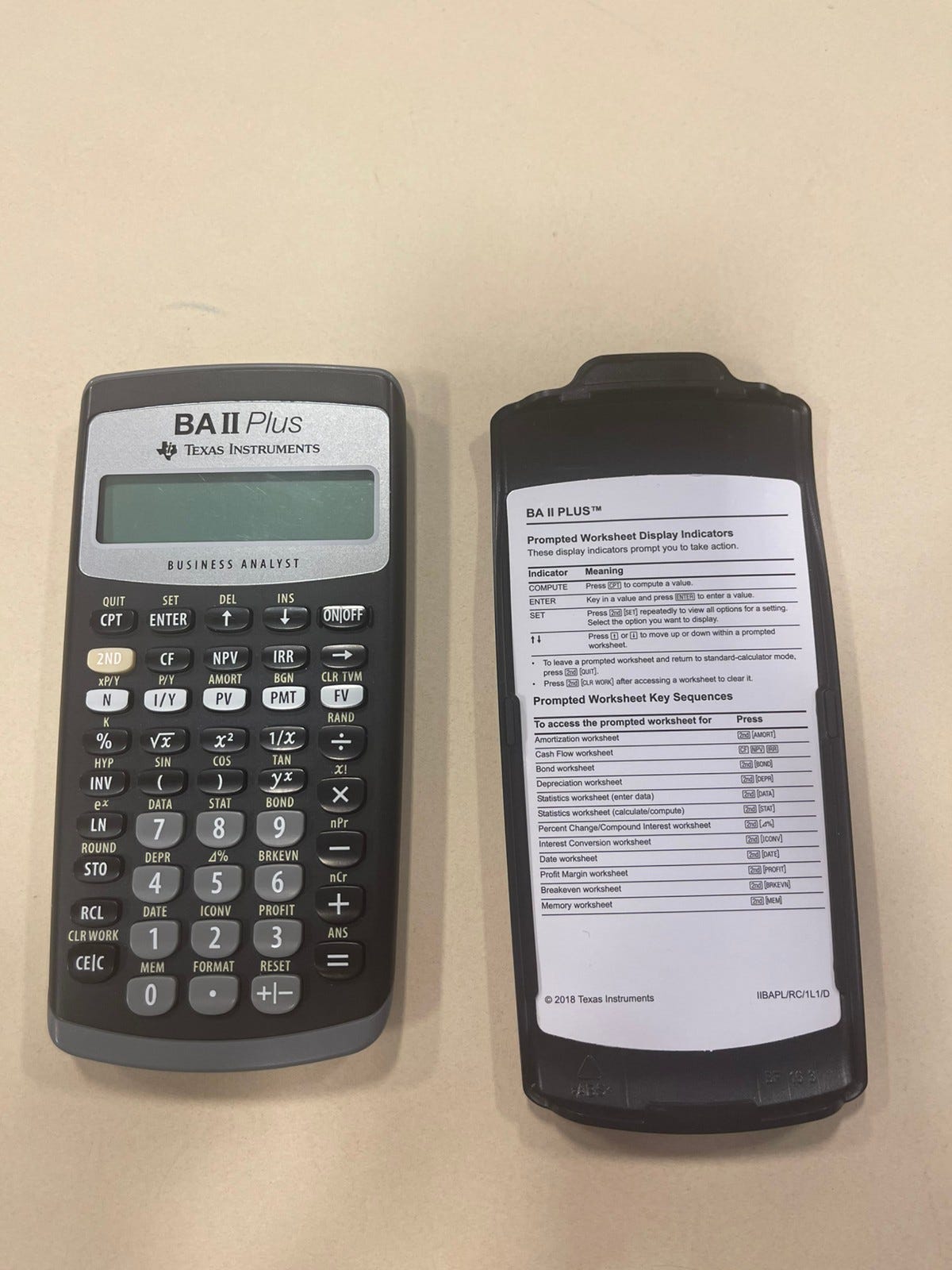 Texas Instruments BAII Plus finanskalkulator | FINN-torget
