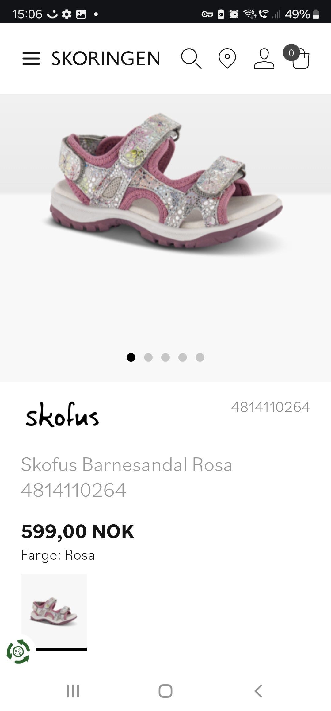 Skofus sandaler str.34 | FINN-torget