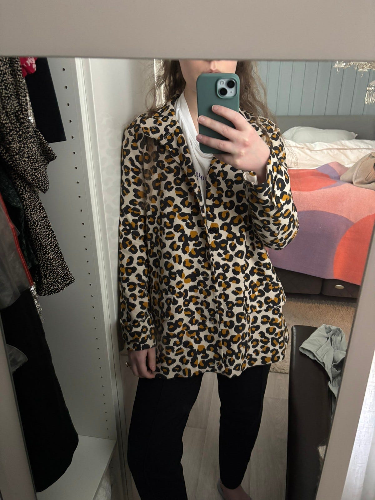 Leopard jakke / kåpe fra APC i bomull | FINN-torget