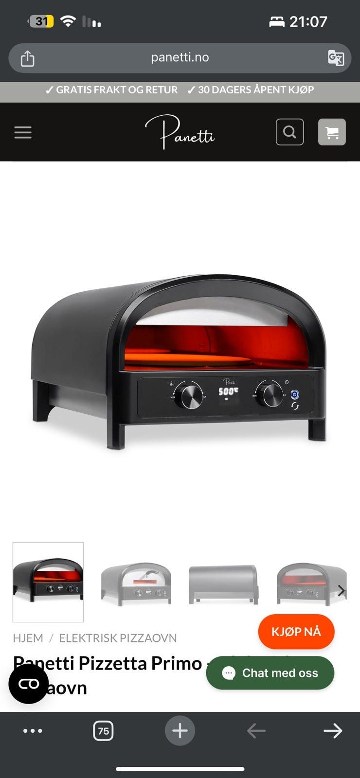 Panetti pizza ovn | FINN-torget