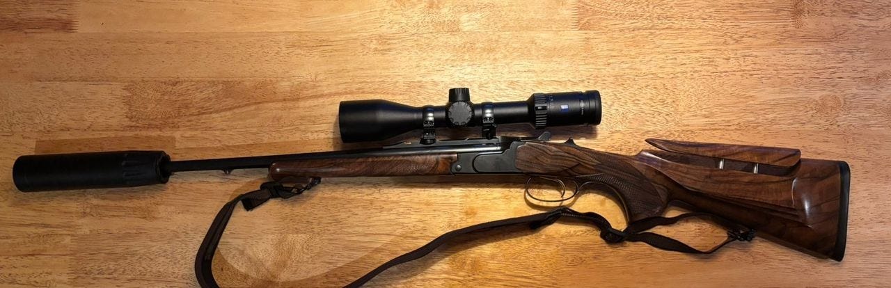 NORGES FINESTE KIPPLAUF? - KRIEGHOFF HUBERTUS 7X57R MED 30mm ...