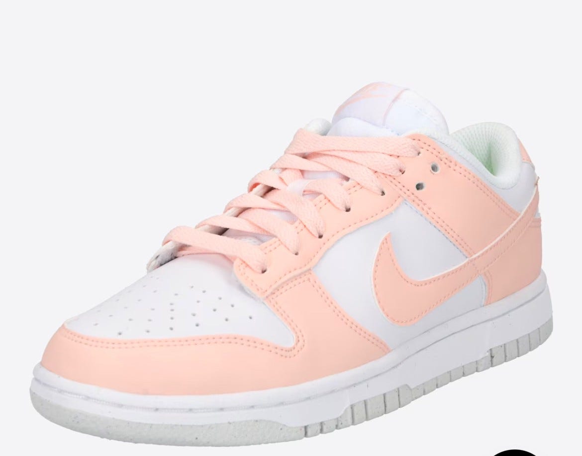 Nike dunk sko rosa | FINN-torget