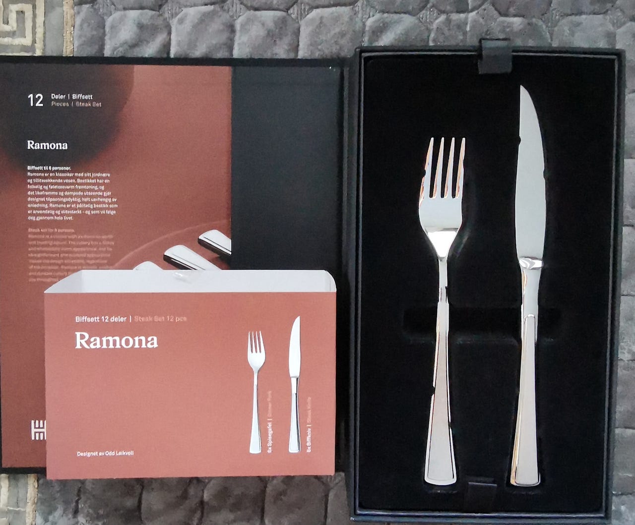 Hardanger bestikk Ramona Biffsett 12 deler. Ny | FINN-torget