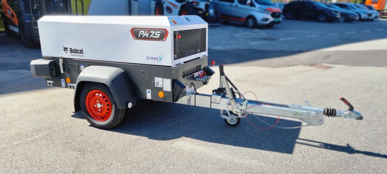 Til salgs: Bobcat PA7.5 kompressor, 7 bar/5m³ - 2024 - 48 Hk ...