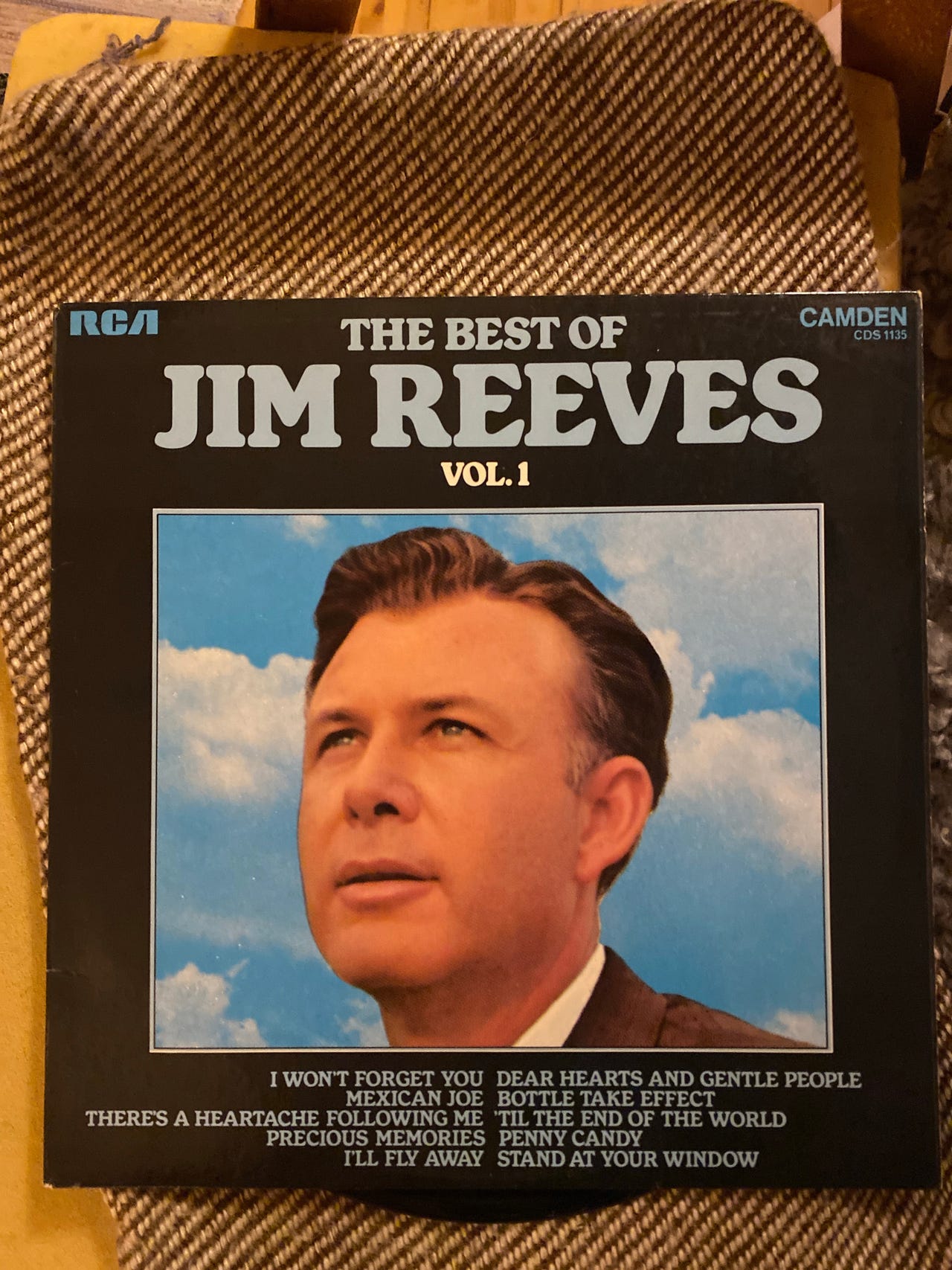 VINYL LP - THE BEST OF JIM REEVES VOL 1 - CDS 1135 | FINN-torget