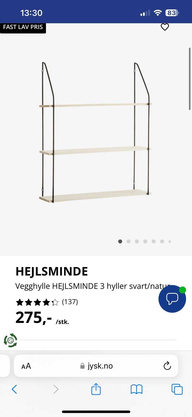 Hejlsminde hylle | FINN-torget
