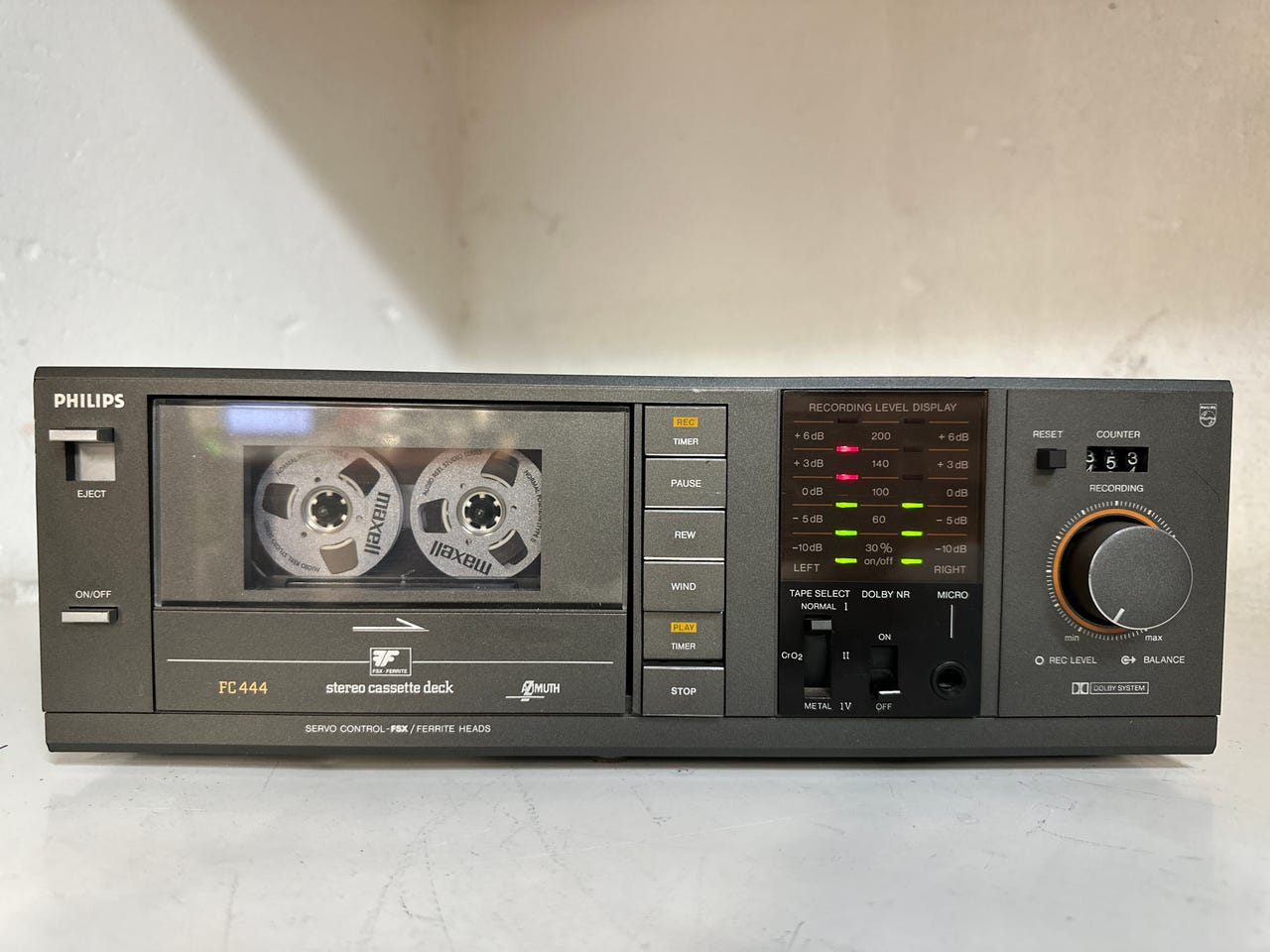 PHILIPS FC-444 kassettspiller | FINN-torget