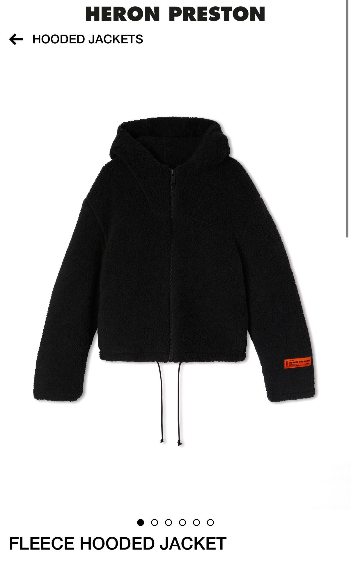 HERON PRESTON FLEECE HOODED JACKET | FINN-torget