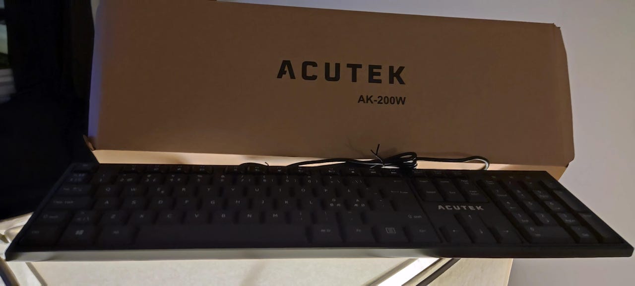 Acutek AK-200W Tastatur – Nordisk layout 10 stk!! | FINN-torget