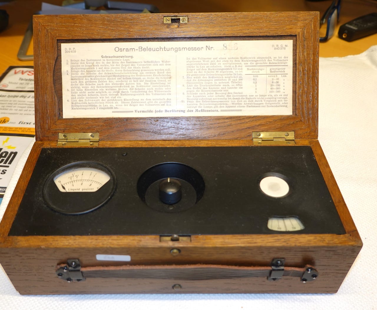 Osram grease spot photometer, Museumsgjenstand i mint kvalitet | FINN ...
