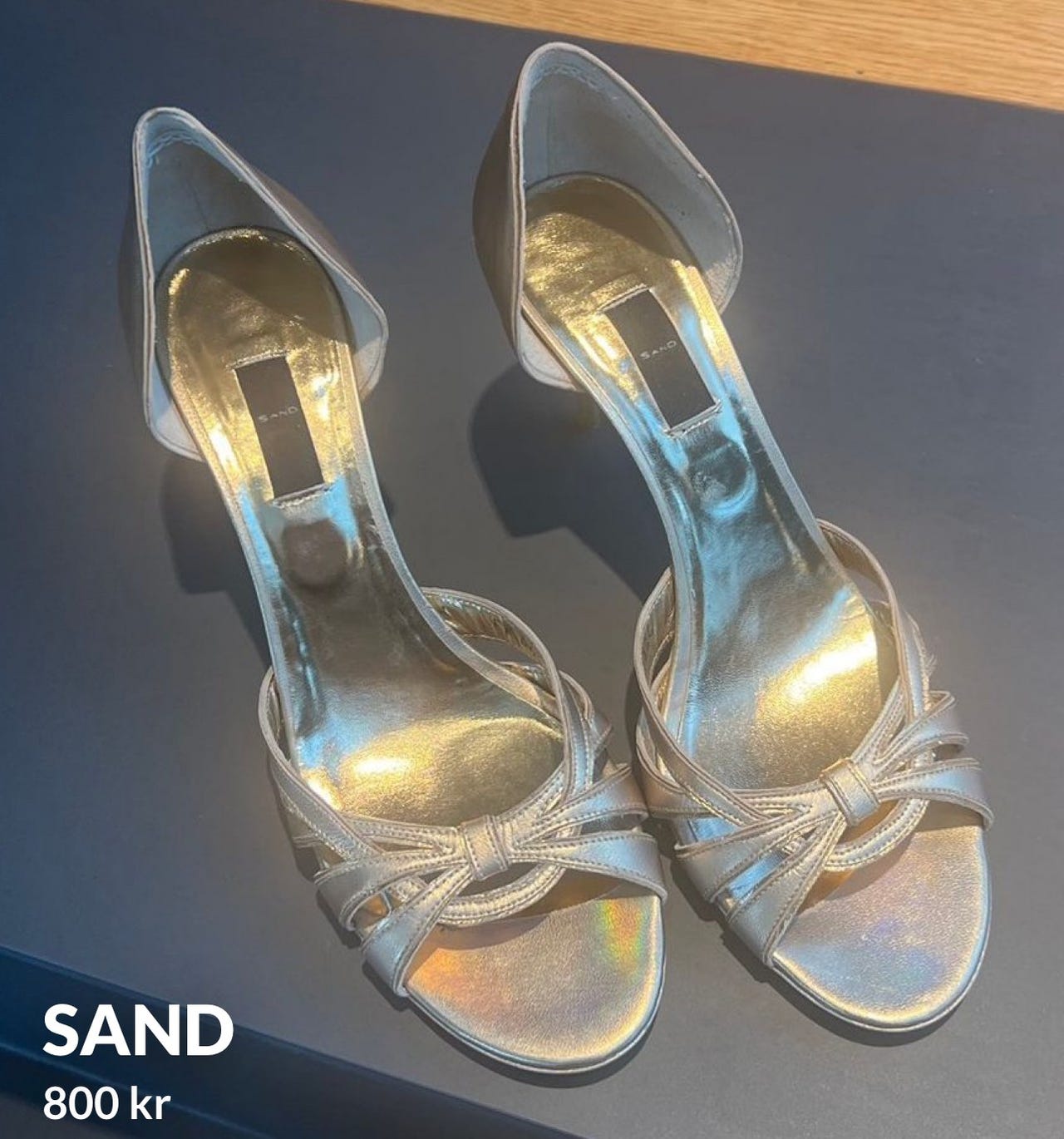 SAND stiletter, 8 cm. Gull | FINN-torget