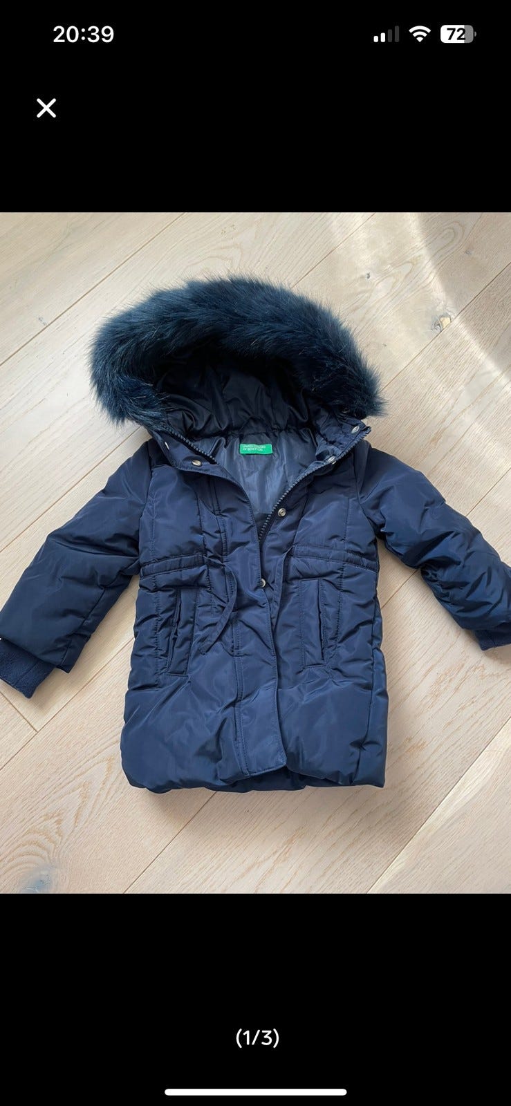 Varm og god vinterjakke fra Benetton - 1 - 2 år | FINN-torget