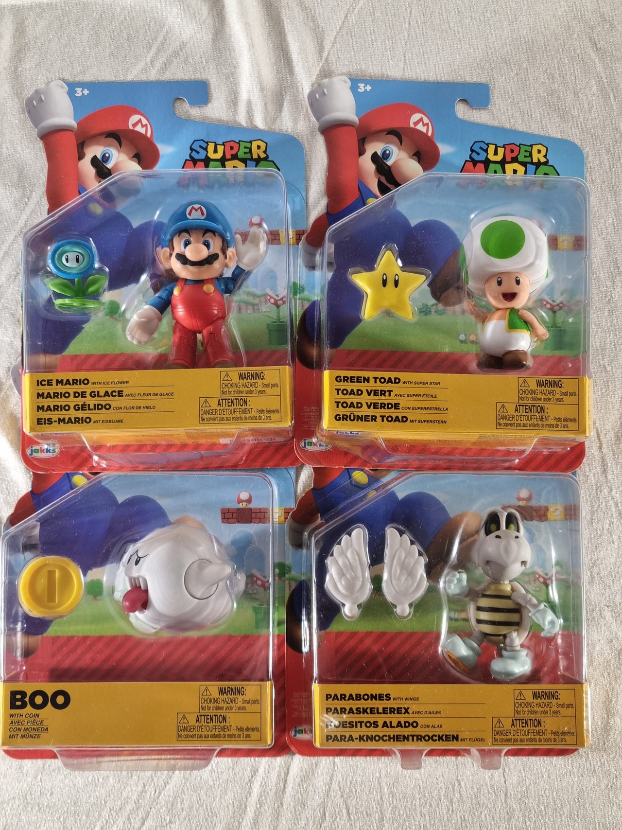 Super Mario figurer Mario, Toad, Parabones, Boo - Nye forseglede | FINN ...