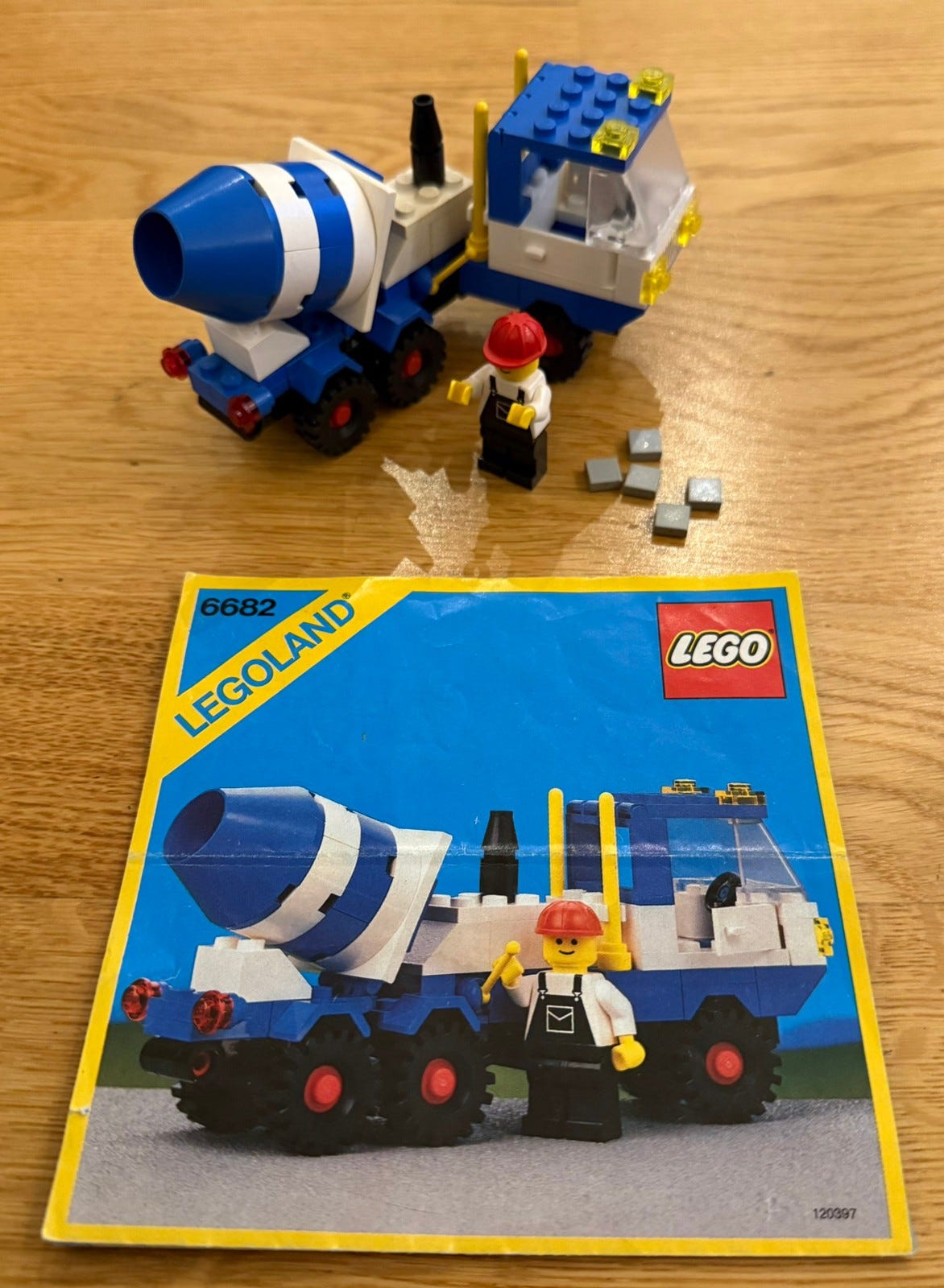 Lego sett 6682 Cement Mixer (1985) - Sement blandebil | FINN-torget