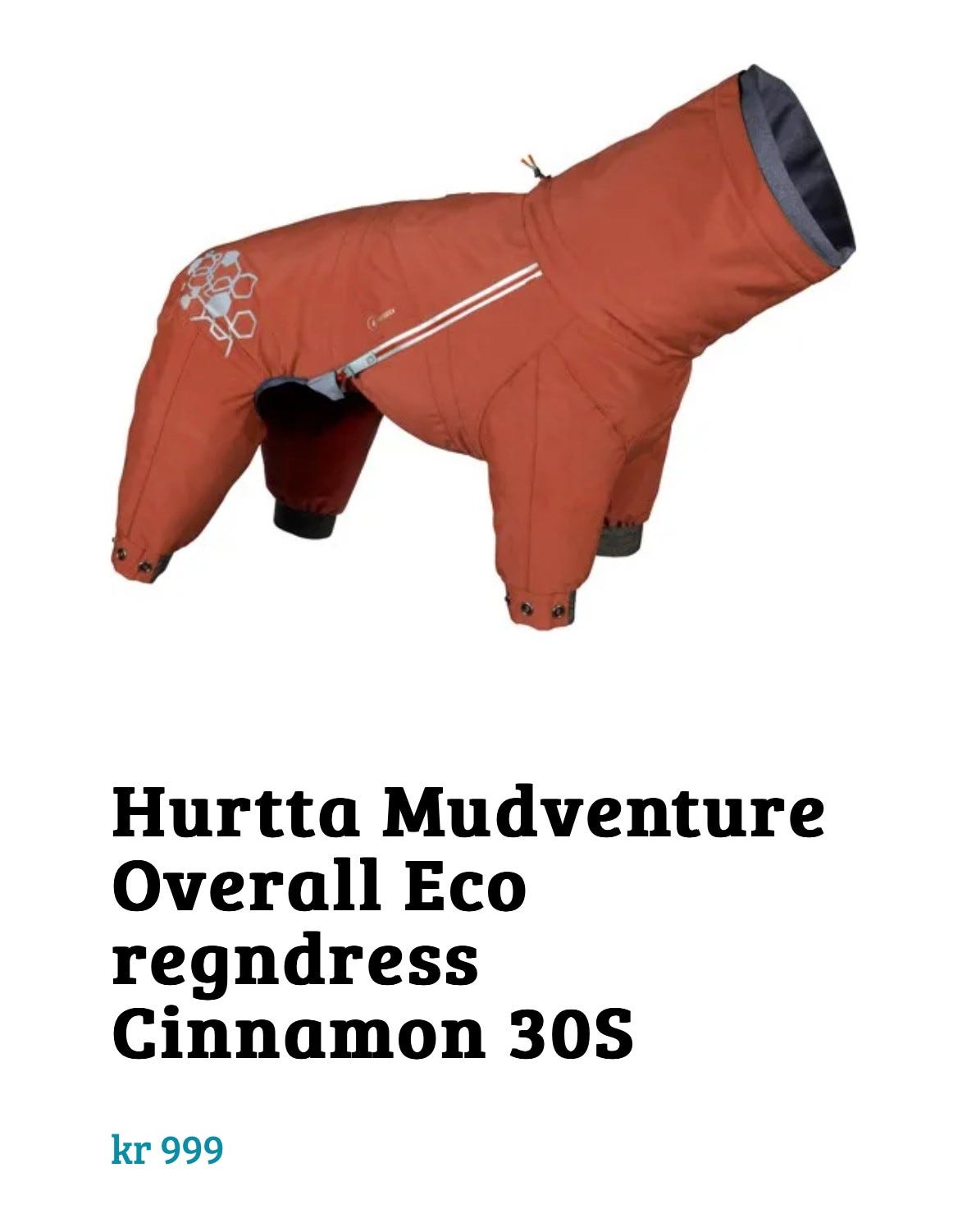 Hurtta hundedekken regndress til stor hund | FINN-torget