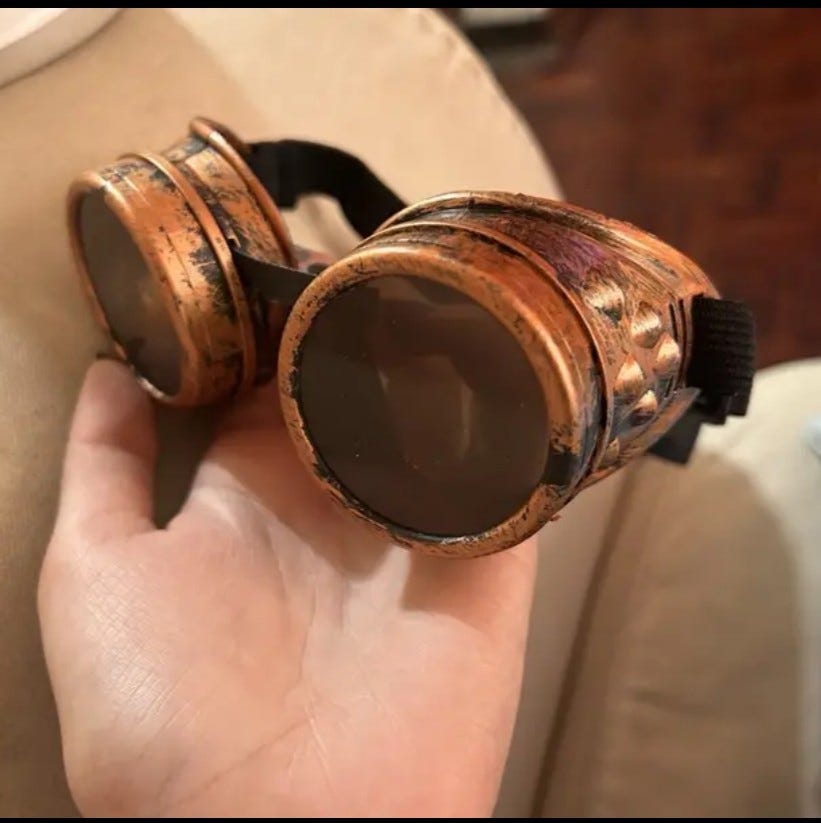 Steampunk goggles | FINN-torget